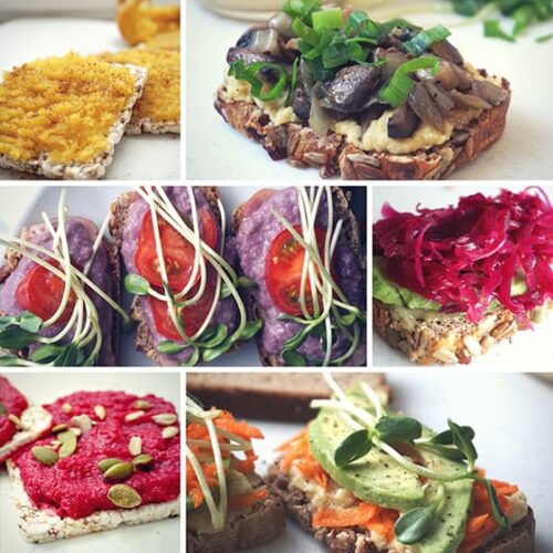 Healthy Toast Toppings (Savory, GF/DF)