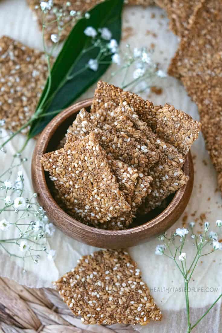 Puffed Amaranth And Seed Crackers (Vegan GF)