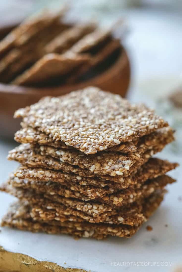 Puffed Amaranth And Seed Crackers (Vegan GF)