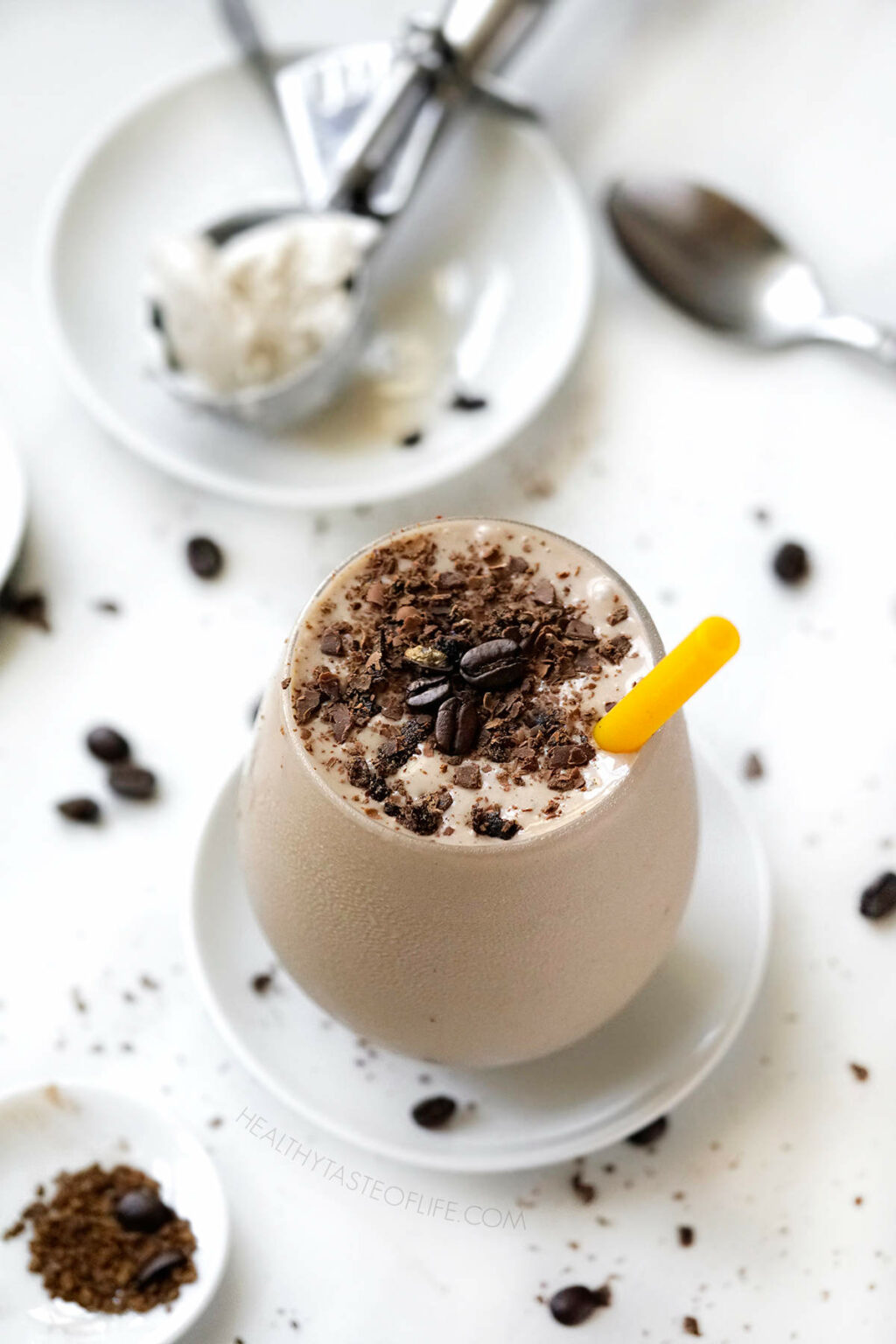 Coffee Milkshake With Mocha Flavor + Video, DF