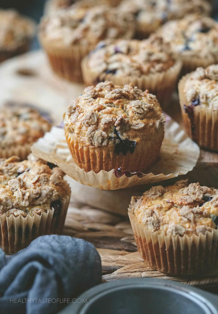Gluten-Free Blueberry Muffins (Banana Oat, Dairy-Free)