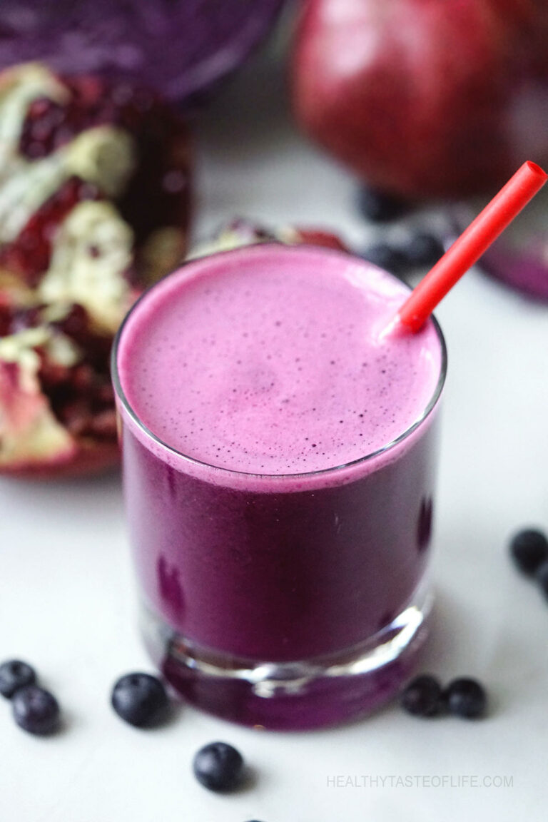 Antioxidant “Cancer Juice” (Pomegranate Cabbage Blueberry)