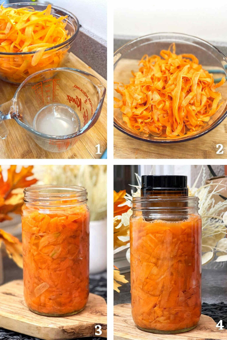 Fermented Shaved Carrot Salad