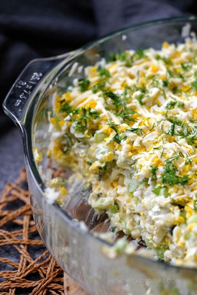 Potato and Egg Salad (Deliciously Layered)