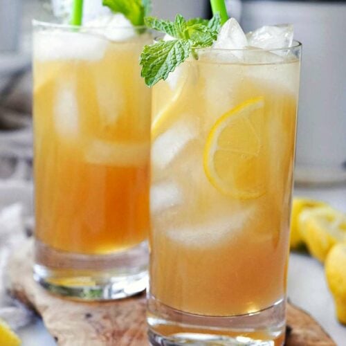 Healthier Green Tea Lemonade