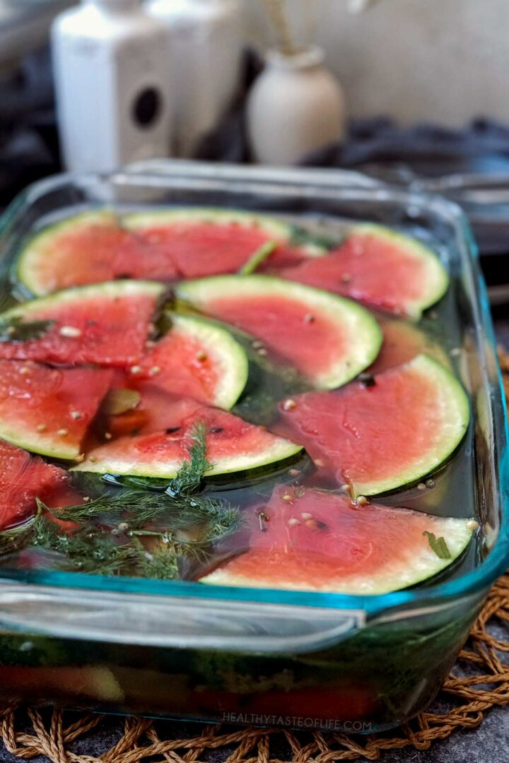Fermented Watermelon Recipe (Vs Pickling)